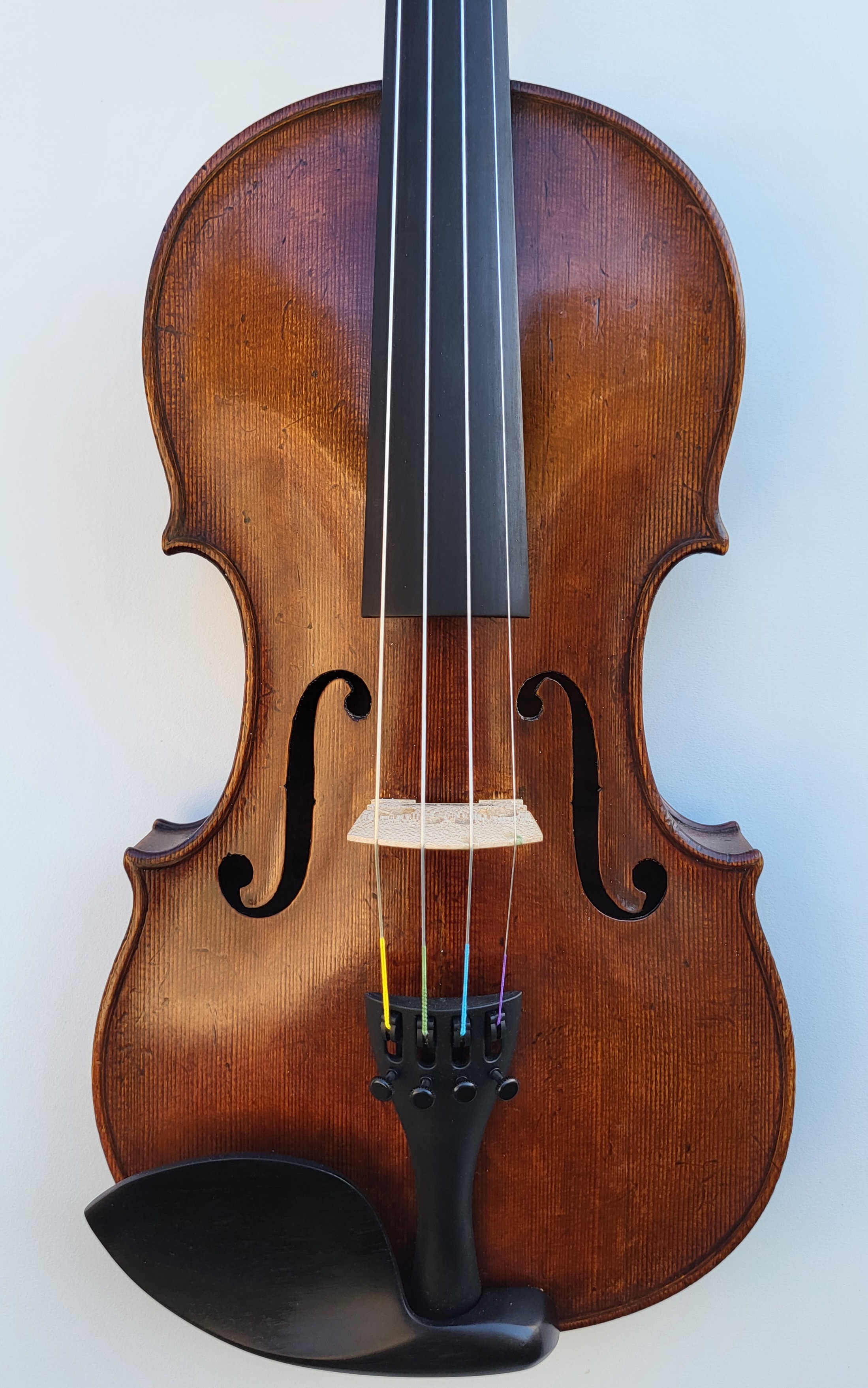 A late 19th-century German workshop violin labelled David Techler ...