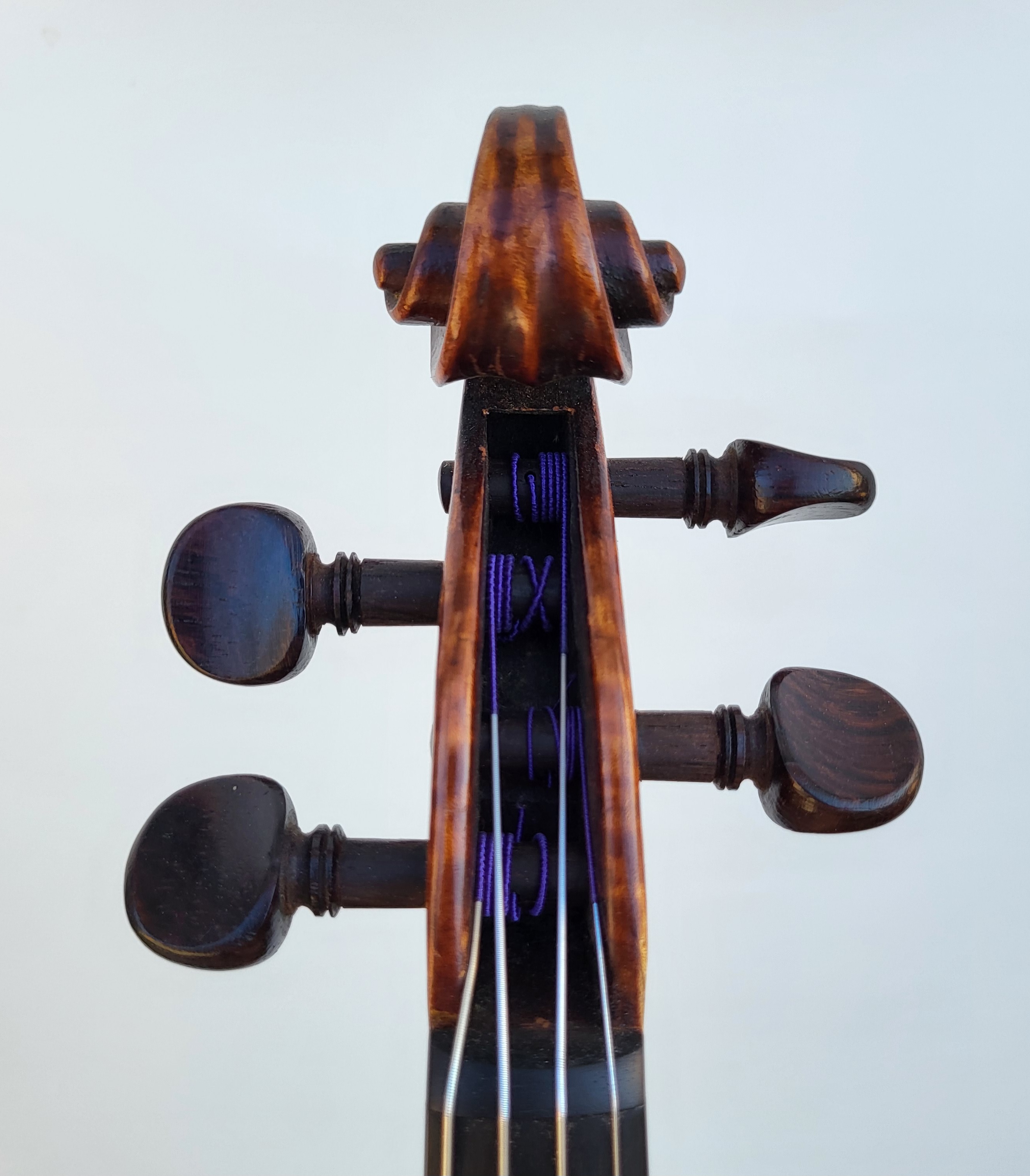 A late 19th-century German workshop violin labelled David Techler ...